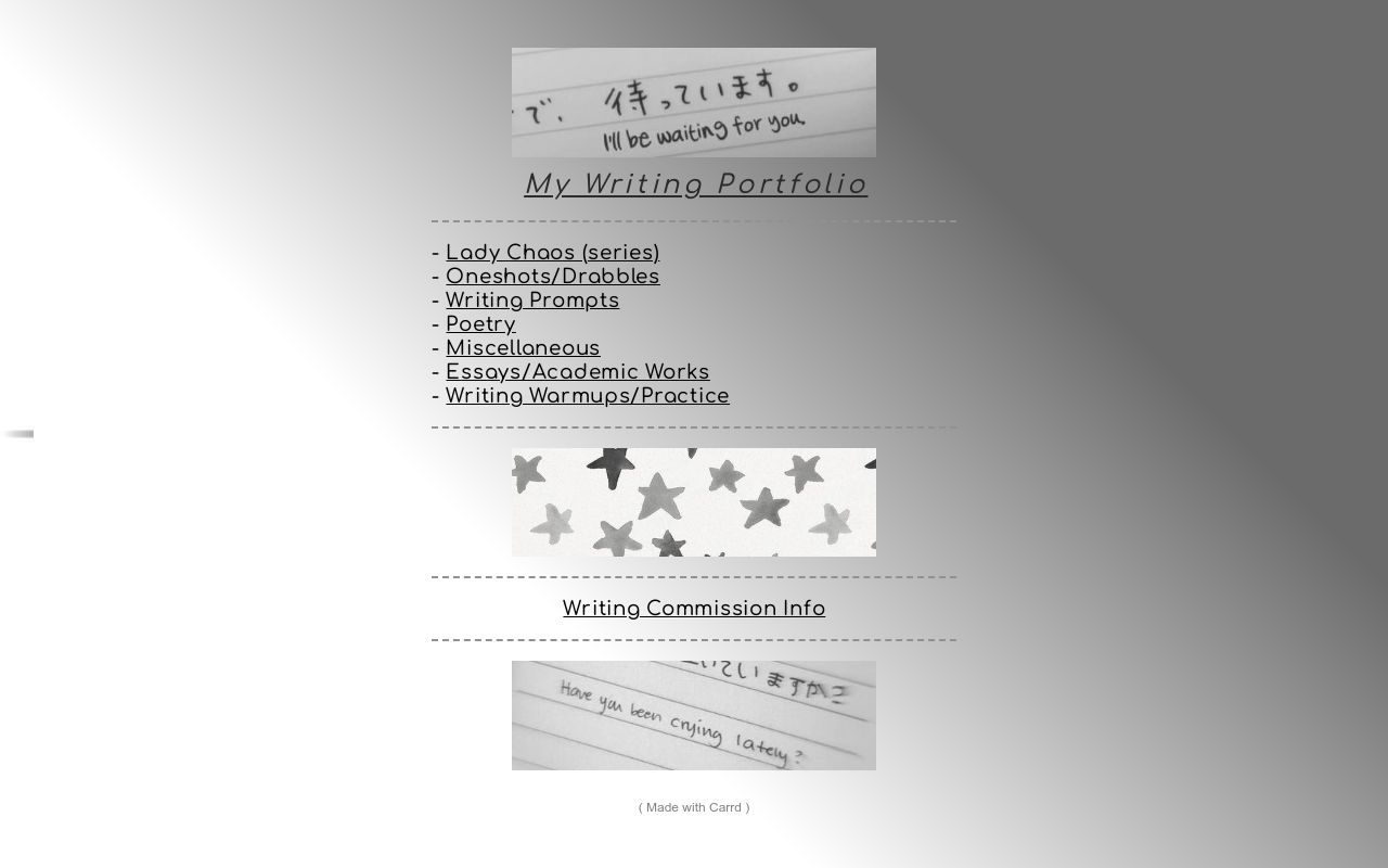 My Writing Portfolio